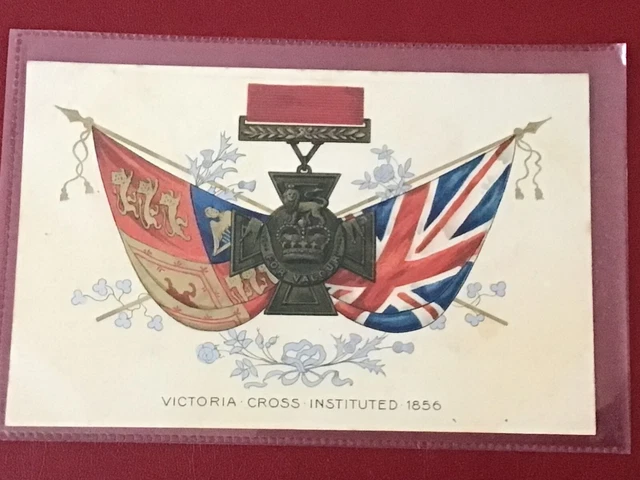 EARLY 1900S MILITARY MEDAL PC - VICTORIA CROSS INSTITUTED 1856 £4.95 ...