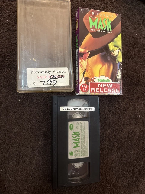 THE MASK (VHS, 1995): From Zero to Hero, Jim Carrey SMITHS VIDEO CENTER ...