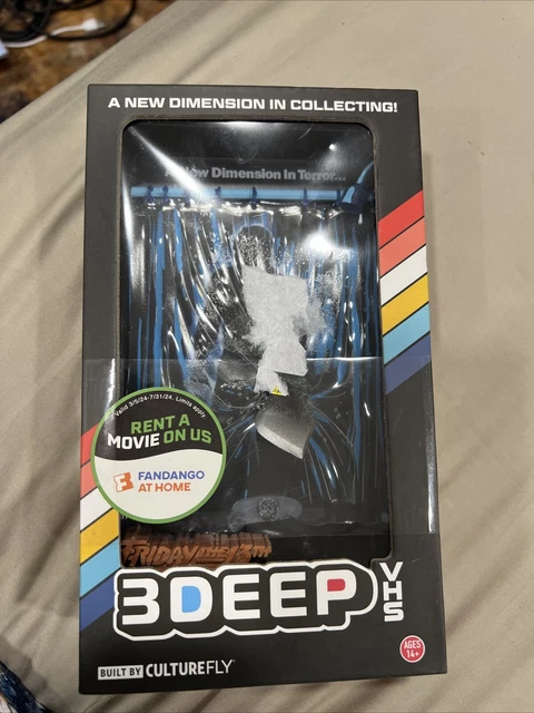 CULTUREFLY 3DEEP VHS Friday The 13th Part 3 Sculpted Replica 3-D Movie ...