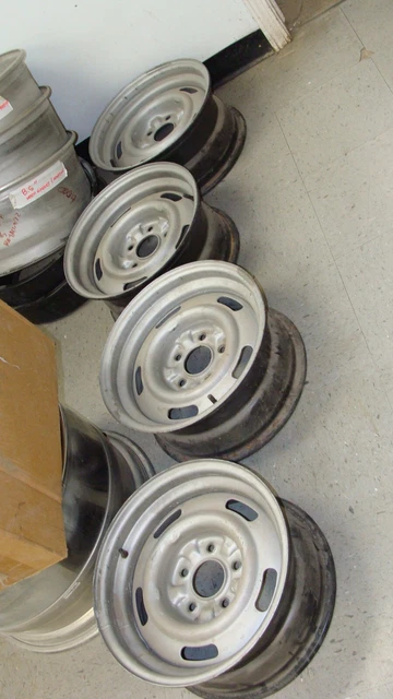 SET OF 15X7 Chevy GM Rally Wheels Rims Factory Original GM 70s $399.00 ...