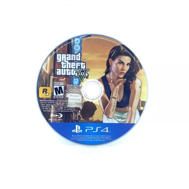 GRAND THEFT AUTO V GTA 5 (Sony PlayStation 4, 2014) PS4 testato solo ...