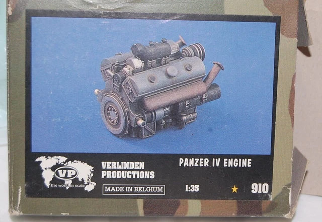 1/35 VERLINDEN PANZER Iv Engine Resin Detailed Model Kit For Your Tank ...