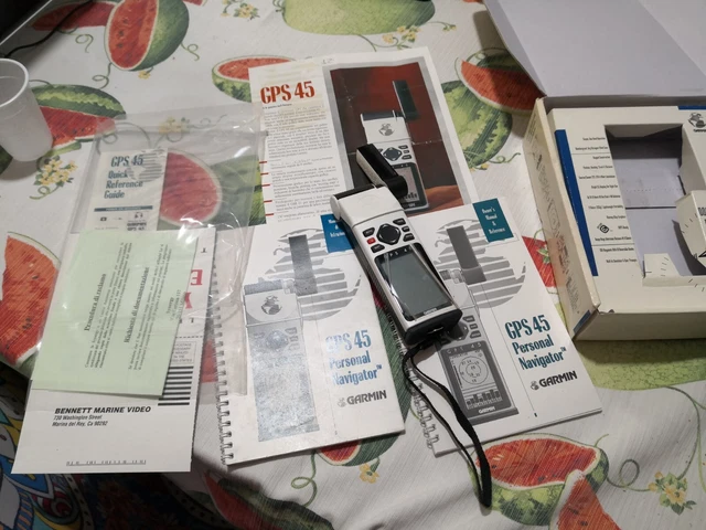 GARMIN GPS 45XL navigatore personale navigazione satellitare anni 90 ...