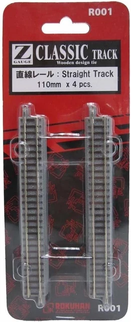 ROKUHAN Z GAUGE R001 Linear Rail 110mm Model Railroad $41.69 - PicClick CA