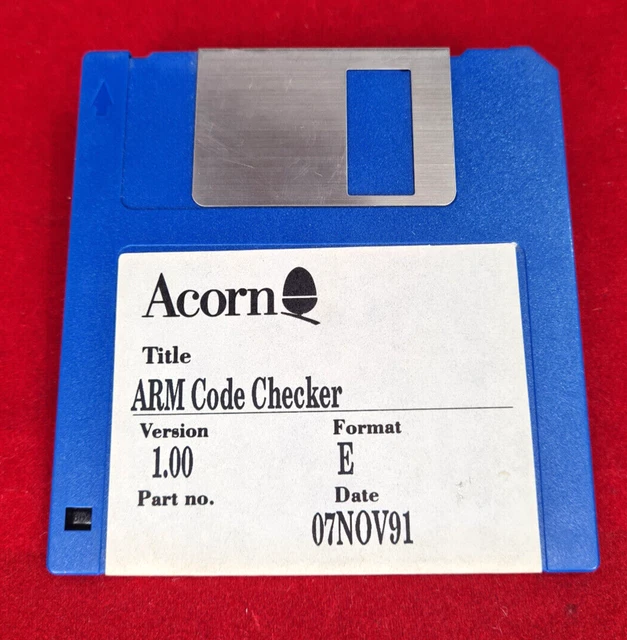 ARM CODE CHECKER V1.00 Format E Acorn RISC OS by Acorn Computers 1991 1 ...