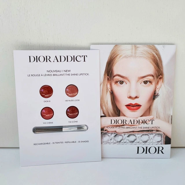 DIOR ADDICT INTENSE Colour Hydrating Shine Lipstick 4 shades & Lip ...