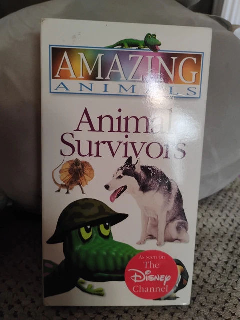 AMAZING ANIMALS: ANIMAL Survivors VHS Tape 1997 As Seen On Disney ...