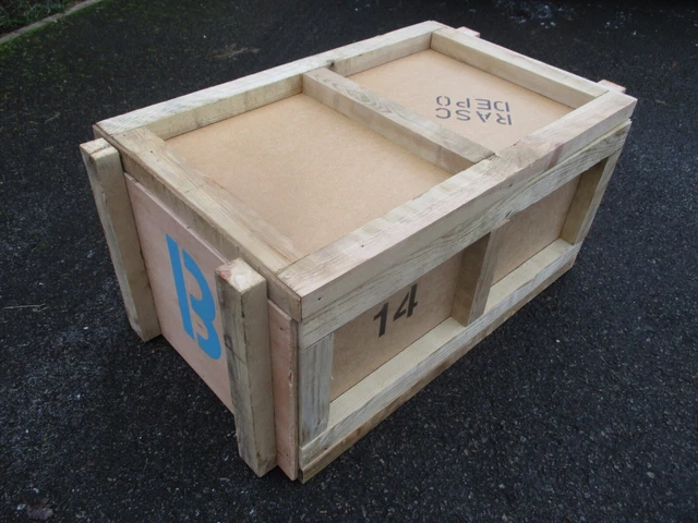 WW2 REPRO RATIONS wooden Crate reenactment British Compo £35.00 ...