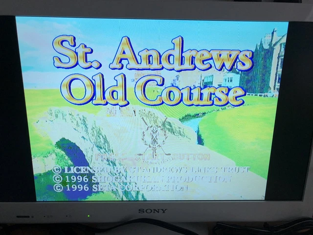 ST ANDREWS OLD Course - Nintendo 64 N64 Golf Game USA NTSC Translated ...