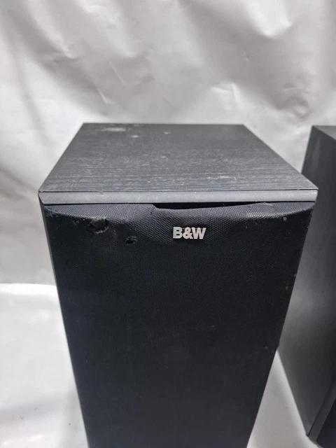 BOWERS & WILKINS B&W DM601 Hi-Fi Stereo Bookshelf Speakers Pair-Fully ...