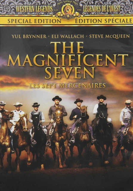 MAGNIFICENT SEVEN (NTSC) Yul Brynner Steve McQueen Charles Bronson Eli ...