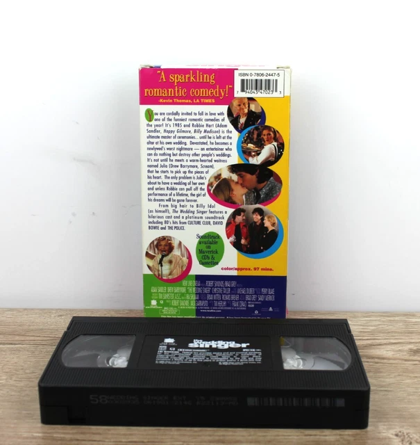 THE WEDDING SINGER (VHS, 1998) Adam Sandler, Drew Barrymore £3.58 ...