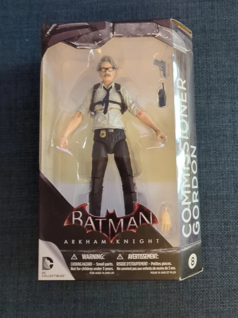 BATMAN ARKHAM KNIGHT Commissioner Gordon Action Figure £25.00 - PicClick UK