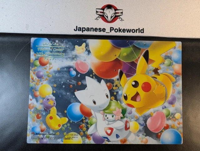 PIKACHU TOGETIC 20TH Anniversary Pokemon Center Clear card EUR 22,99 ...