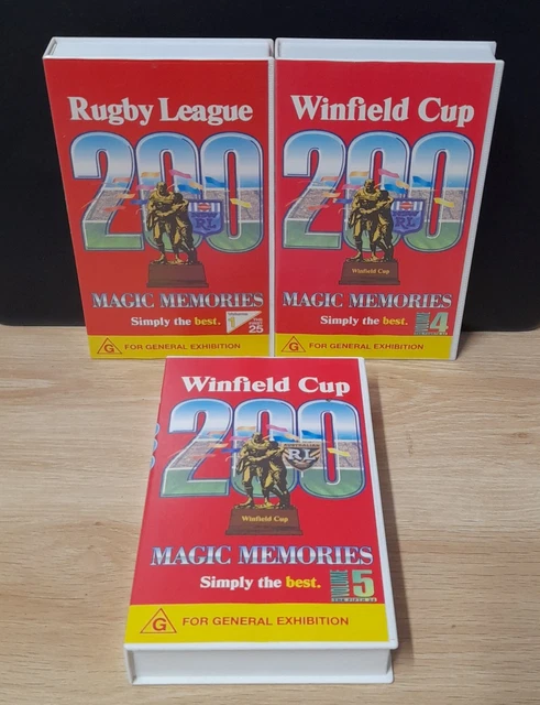 RUGBY LEAGUE WINFIELD Cup Magic Memories VHS PAL £17.91 - PicClick UK