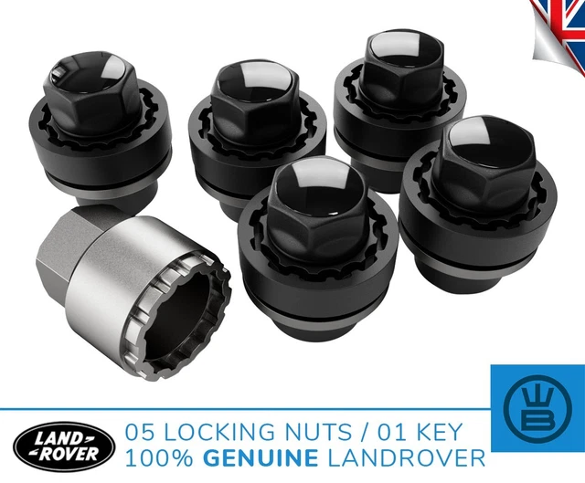 LAND ROVER DEFENDER L663 110 2026 MY26 alloy wheel lock nuts genuine LR ...
