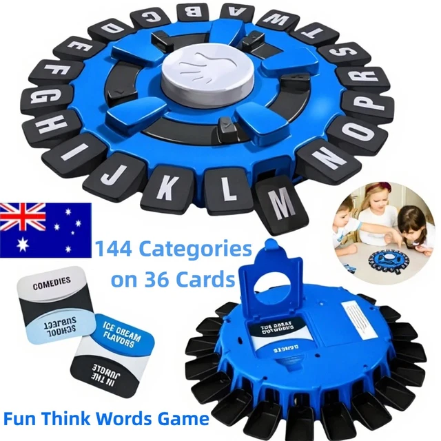 FUN THINK WORDS Game Tapple Word Quick Thinking Letter Learning ...