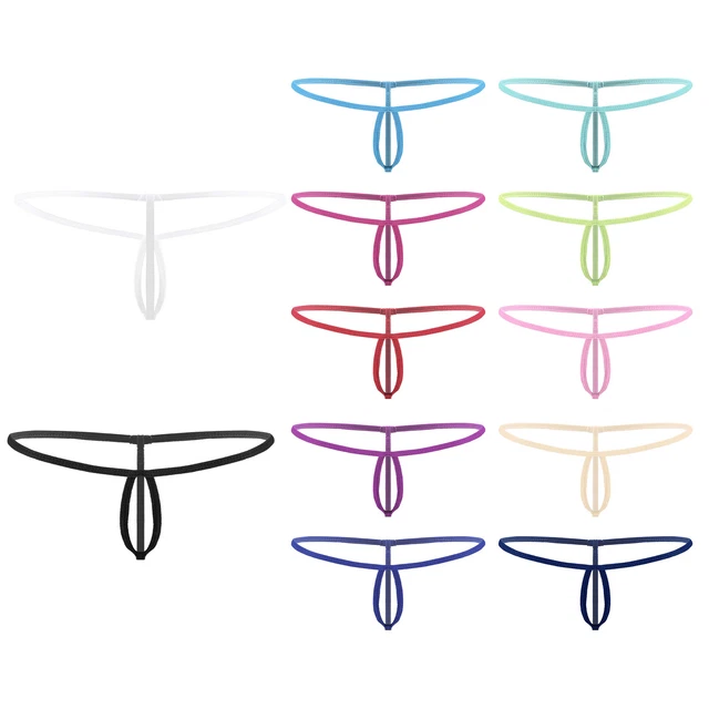 MEN'S MICRO MINI G-string Thong Bulge Pouch Panties Underwear T-back ...