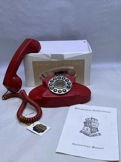 PARAMOUNT COLLECTIONS PRINCESS Phone-Red £25.00 - PicClick UK