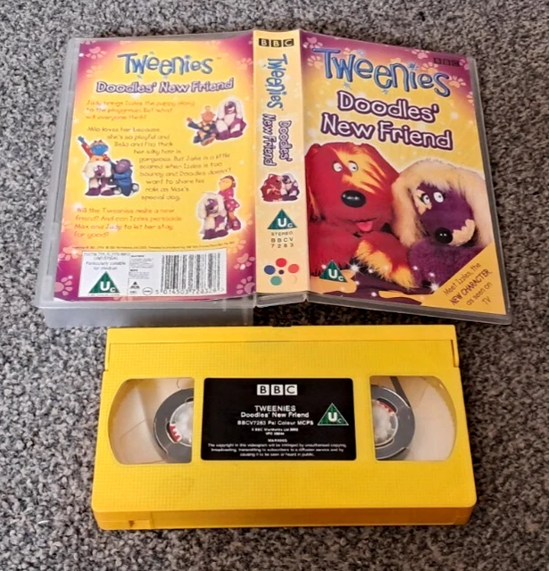 TWEENIES DOODLES' NEW Friend Bbc Video Izzles Bella Pal Vhs Video Kids ...