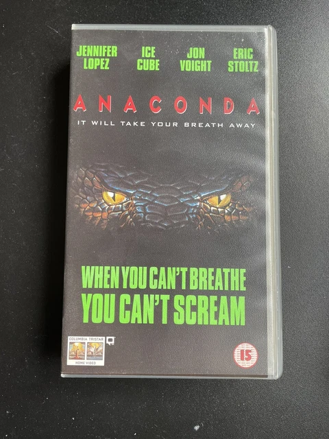 ANACONDA (VHS) 1997 Jennifer Lopez, Ice Cube, Jon Voight Movie £6.95 ...
