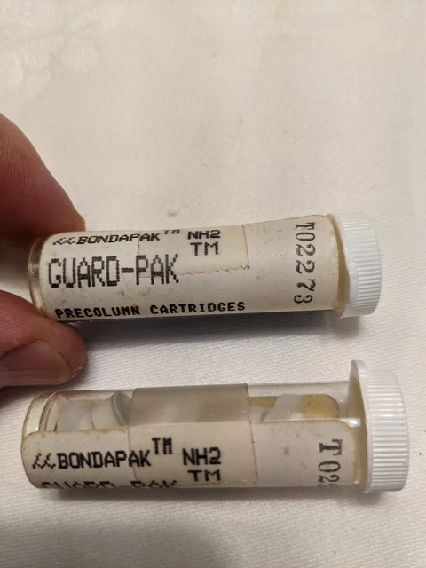 WATERS PRECOLUMN CARTRIDGES Bondapak NH2 Guard-Pak HPLC $80.00 ...