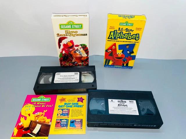 SESAME STREET ALL Star Alphabet VHS 2005 Dixie Chicks Sheryl Crow ...