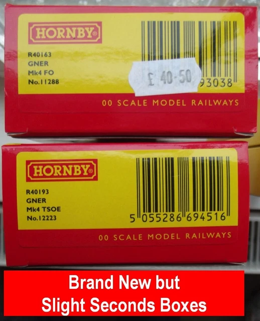 TWINPACK 2 X GNER Mk 4 Hornby Coaches R40163 TSOE (Standard) & R40193 ...