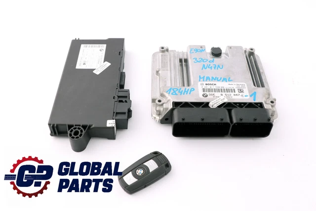 BMW E90 E91 LCI 320d N47N 184HP ECU KIT DDE CAS3 Schlüssel 8512047 ...