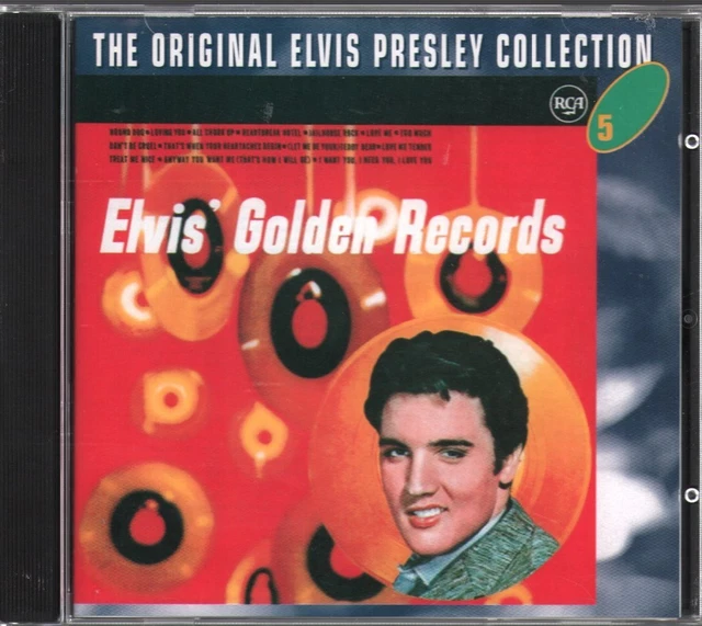 ELVIS PRESLEY ELVIS' Golden Records CD Europe Rca 1996 The Original ...