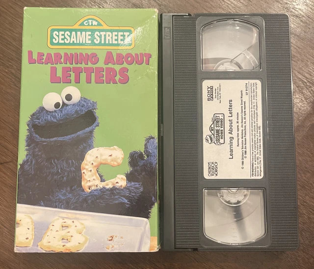 SESAME STREET: LEARNING About Letters Vhs Video, Lena Horne, Musical ...