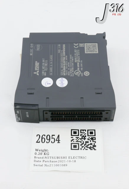26954 MITSUBISHI SIMPLE Motion Unit, Melsec Iq-R Series Rd77Ms16 $1,228 ...