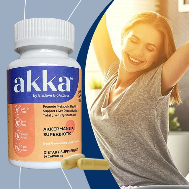 AKKA-PREMIUM LIVER CLEANSE Detox &Repair Superbiotic 60Capsules Gut ...