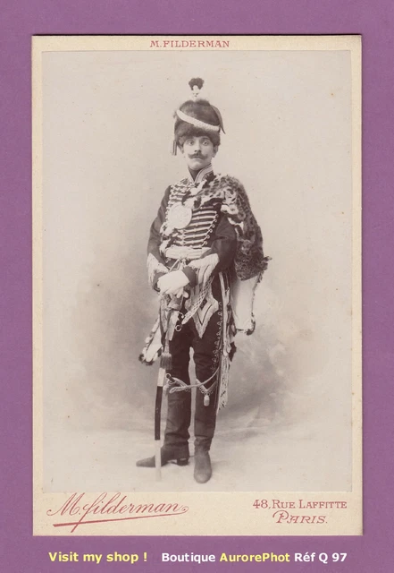 CDV MILITARY CABINET & Shako, Gerbeaud-Ducher Uniform Eagle Costume-Q97 ...