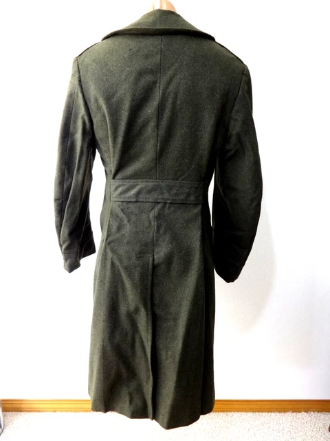 VINTAGE WWII US Wool Overcoat Military Army Usmc 1942-43 Ww2 Uniform ...