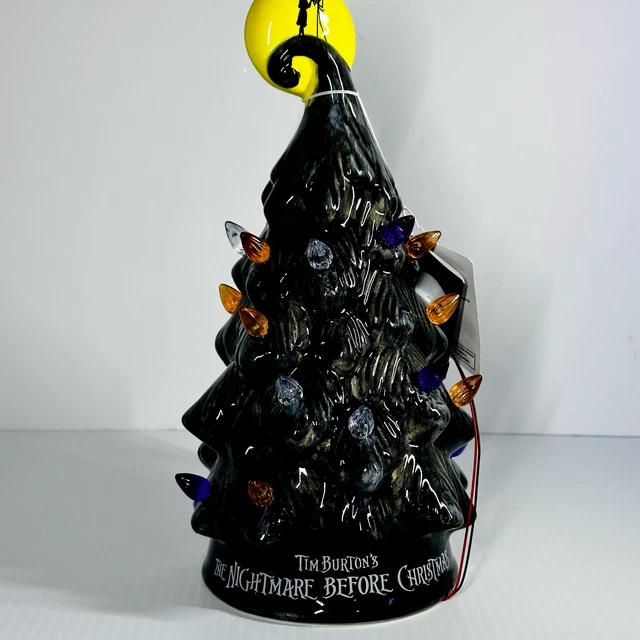 TIM BURTONS THE Nightmare Before Christmas Black Ceramic Halloween ...