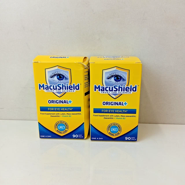 MACUSHIELD ORIGINAL PLUS Eye Health Capsules 90 Day Pack (2 Packs ...