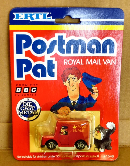 POSTMAN PAT ROYAL Mail Van Ertl diecast - from BBC series #1546 sealed ...