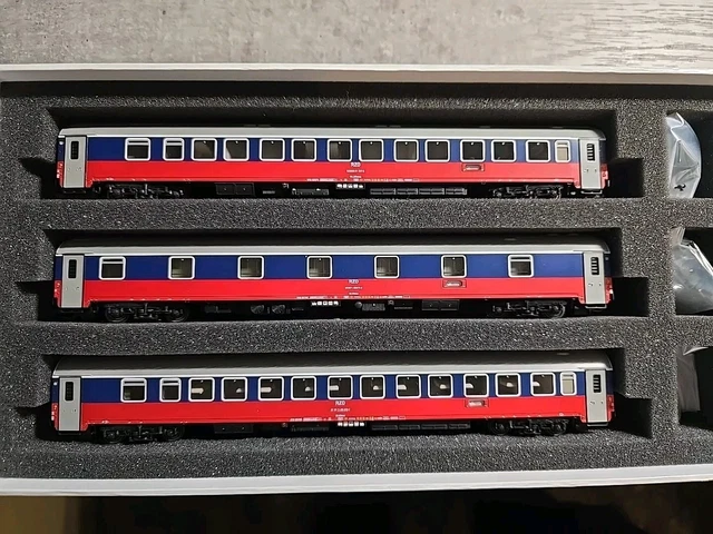 LS MODELS 58026 Set RZD Schlafwagen Nachtzug Modellbahn Spur TT EUR 182,00 - PicClick DE