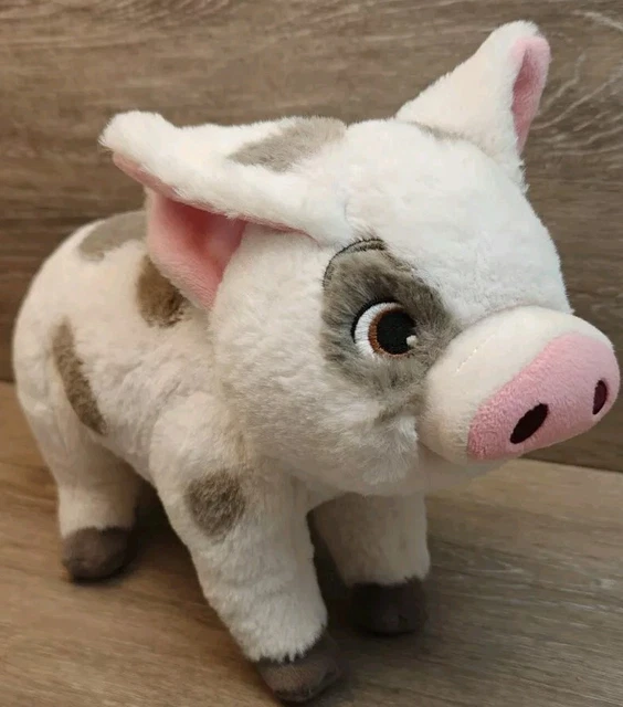 DISNEY STORE MOANA Pet Pua Plush Pig Standing Stuffed Animal Toy 10" $9 ...