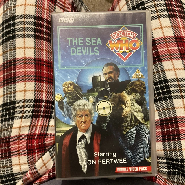 DOCTOR WHO VHS Video Cassette The Sea Devils Jon Pertwee Double Pack £9.99 - PicClick UK