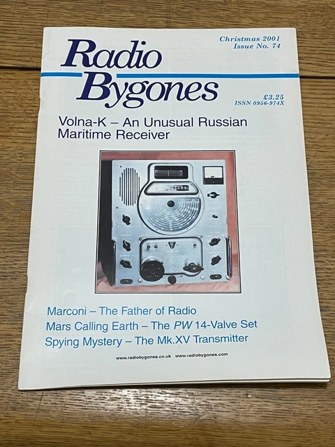 Vintage Radio Bygones Issue 74 Volna K Russian Maritime Marconi Pw 14 Valve Set £995 Picclick Uk 