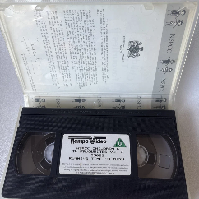 CHILDREN'S T.V FAVOURITES Volume 2 NSPCC VHS - Postman Pat, Pingu Etc ...