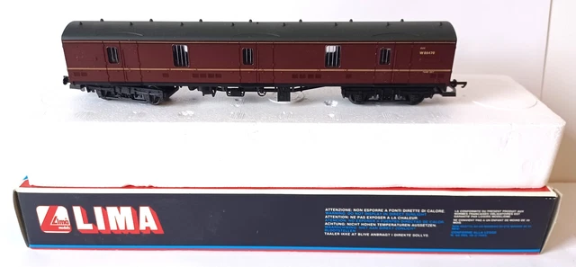 LIMA 305657A6 BRITISH Railways 57ft GUV parcel van 86470 in lined BR ...