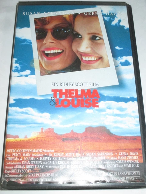 MGM - THELMA & Louise - VHS/Action/Susan Sarandon/Geena Davis/Harvey ...