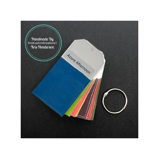 STAMPIN UP TOOL Paper Cardstock Labeled Tailor Made Tag Die Cut, Ink ...