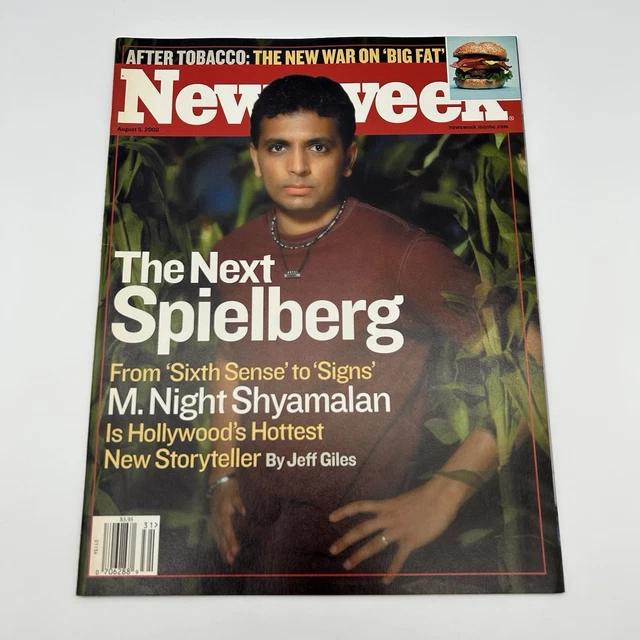 NEWSWEEK MAGAZINE AUGUST 5 2002 The Next Speilberg, M. Night Shyamalan ...