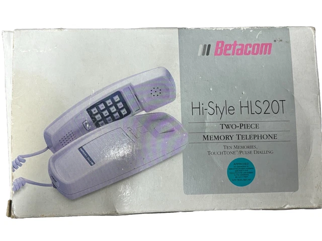 BETACOM HLS20T HI-STYLE Corded Landline Phone Vintage Film Stage Prop ...