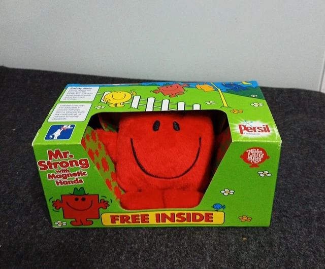 MR STRONG SOFT Toy With Magnetic Hands, Persil Promotion Pack 2007 £10. ...