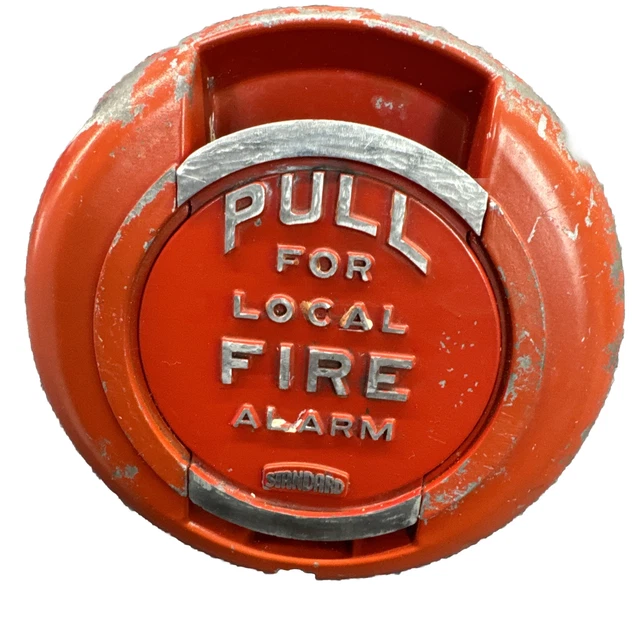 VINTAGE RARE STANDARD Electric Fire Alarm Pull Station Non Coded £49.60 ...